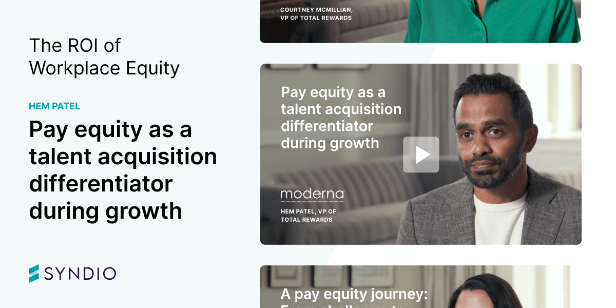 Pay equity as a talent acquisition differentiator during growth | Syndio