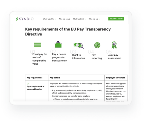 Be Prepared for EU Pay Transparency Requirements | Syndio Be Prepared for EU Pay Transparency Requirements | Syndio