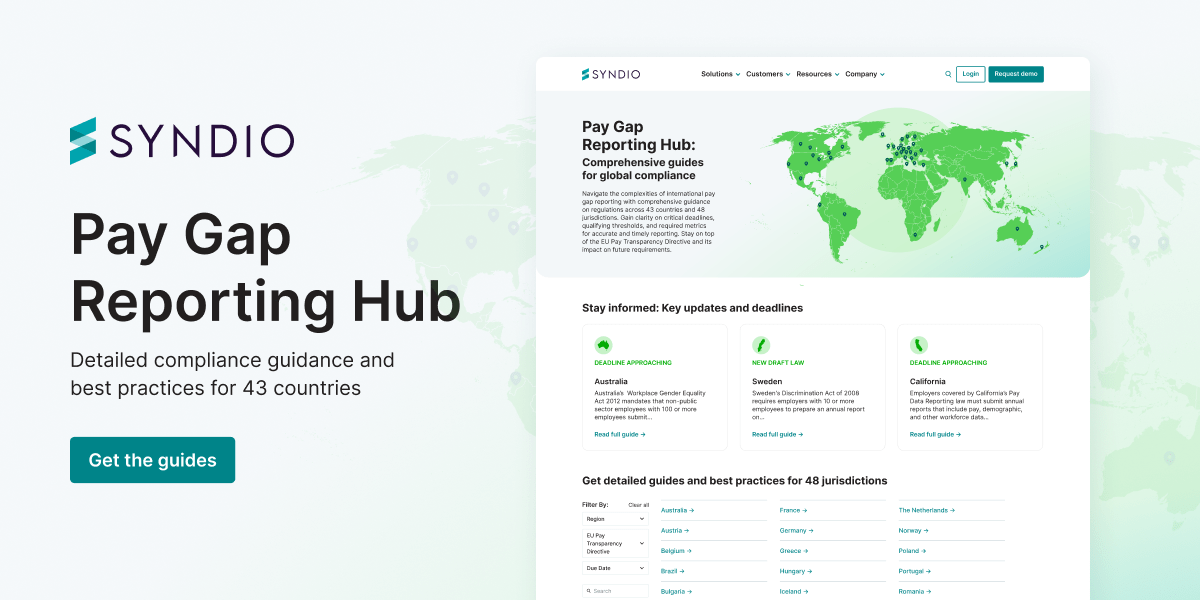 Pay Gap Reporting Hub | Syndio