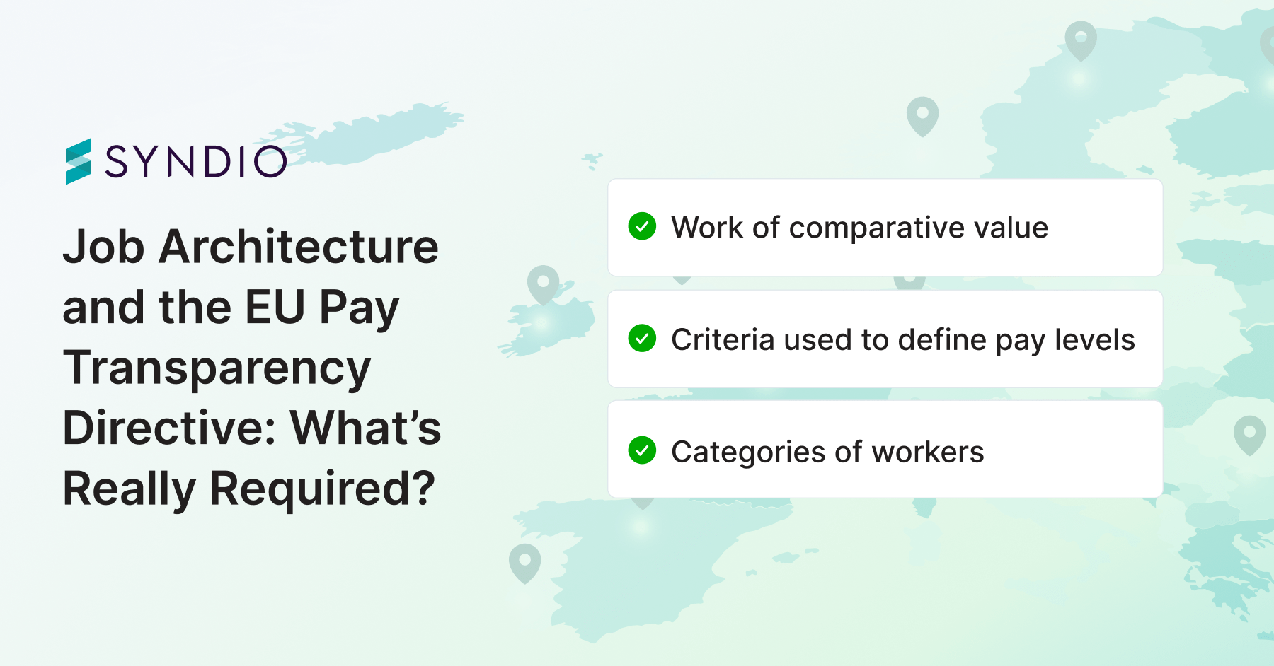 EU Pay Transparency Directive & Job Architecture Requirements | Syndio