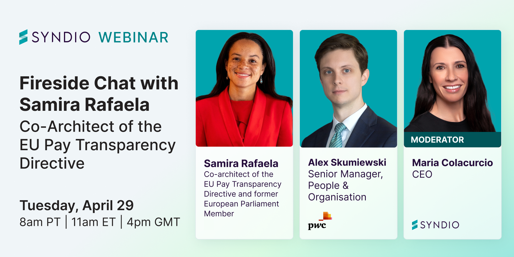 Fireside Chat with Samira Rafaela, Co-Architect of the EU Pay ...